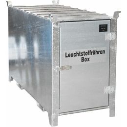 Bauer Leuchtstoffröhren-Box SL 200 nach ADR/RID 1.1.3.10c, feuerverzinkt mit verzinkter Tür