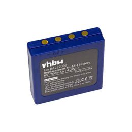 vhbw - Akku kompatibel mit hbc Radiomatic, fub 3A, FUB3A Funkgerät, Walkie Talkie (700mAh, 6V, NiMH)