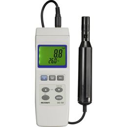 DO-101 Sauerstoff-Messgerät 0 - 20 mg/l Wechselbare Elektrode, mit Temperaturmessfunktion - Voltcraft