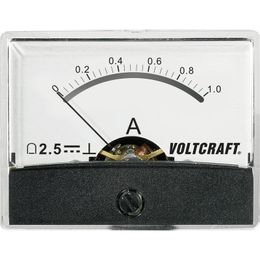 Voltcraft - AM-60X46/1A/DC AM-60X46/1A/DC Einbau-Messgerät AM-60X46/1A/DC 1 a Drehspule