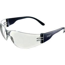 PCE Dräger X-pect 8310 26795 Schutzbrille inkl. UV-Schutz Schwarz, Transparent