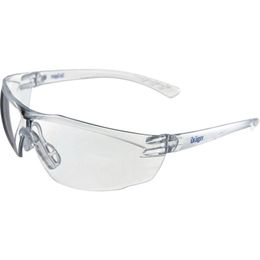 PCE Dräger X-pect 8320 26796 Schutzbrille inkl. UV-Schutz, mit Antibeschlag-Schutz Transparent