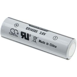 vhbw - 10x ER14505 Rundzellenbatterien - Spezialbatterien (2700 mAh, 3,6 v, Li-SOCl2)