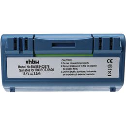 vhbw Akku Ersatz für UPC 853816149049 für Home Cleaner Heimroboter, Blau (3500mAh, 14,4V, NiMH)
