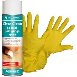 Citro Clean Spezial Reinigungsspray 500 ml set + nitras Handschuhe Gr. 10 - HOTREGA