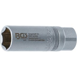 BGS-technic Bgs Technic - Zündkerzen-Einsatz Sechskant Antrieb Innenvierkant 12,5 mm (1/2) sw 16 mm