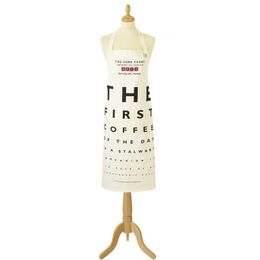 Küchenschürze - Schürze Coffee Eye Test - Augentest - Kochschürze