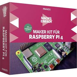 Franzis Verlag 67112 Machs einfach - Raspberry Pi4 Raspberry Pi Experimentierkasten ab 14 Jahre