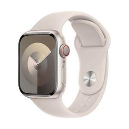 Apple Watch Series 9 41 mm Aluminium (GPS+Cellular) Sportarmband S/M polarstern