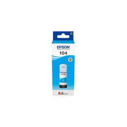 Epson EcoTank 104 - Cyan Ink - Tintenpatrone Cyan