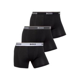 BOSS Boxershorts BoxerBr 3P Power (Packung, 3-St., 3er) mit BOSS Schriftzug auf dem Bund, bunt
