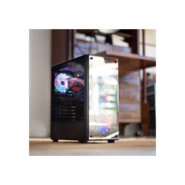 Inter-Tech Gaming PC GTX1080 32GB RAM 500GB SSD + 3TB HDD i5/i7 LED WLAN Win11 Gaming-PC (Intel Intel Core i5/ intel Core i7