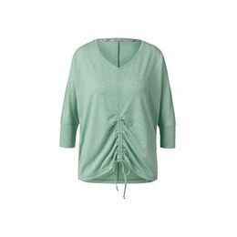 Tchibo 3/4-Sport-und-Yogashirt - Hellgrün/Meliert - Gr.: S