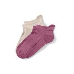 Tchibo 2 Paar Sportsneaker-Socken, lila/beige