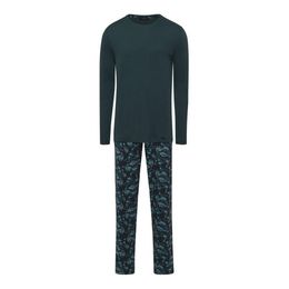Hanro Pyjama Night & Day, blau