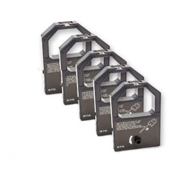 5x Farbband Nylonband Tintenband kompatibel mit Nadeldrucker Panasonic KX-P1080, KX-P1080AP, KX-P1081, KX-P1082, KX-P1083, KX-P1090, KX-P1090i - vhbw