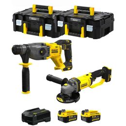 Stanley FatMax Kit SVK203 (SFMCH900 + SFMCG400 + 2 x 4,0 Ah + Ladegerät + 2 x TSTAK II)