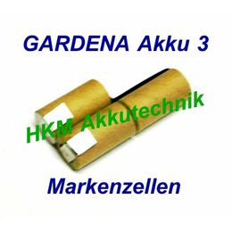 Gardena - Accu 3 Akku 3,6V 2 Ah NiCd Original Markenzellen für Original Lader