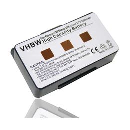 vhbw - 1x Akku kompatibel mit Garmin 010-00543-00, EGM478, 100054300, 3580100054300 gps Navigation Navi (2200 mAh, 7,4 v, Li-Ion)