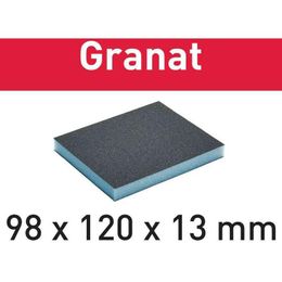 FESTOOL - Schleifschwamm Handschleifmittel Granat 98x120x13 120 GR/6 201113