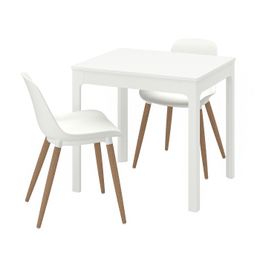 IKEA EKEDALEN / GRÖNSTA Tisch und 2 Stühle