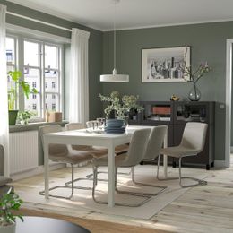 IKEA EKEDALEN / LUSTEBO Tisch und 6 Stühle