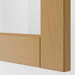 IKEA METOD Wandschrank mit Böden/Glastür