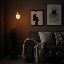 IKEA JÄLLBY / MOLNART Lampenaufhängung +LED-Leuchtmittel