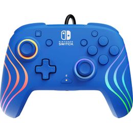 PDP - Performance Designed Products Afterglow Wave Gamepad, blau