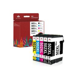 Toner Kingdom Ersatz für EPSON 502XL Multipack Tintenpatrone (XP 5100 XP 5105 WF-2860DWF WF-2865DWF)