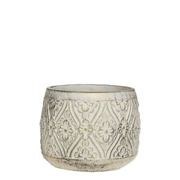 Chic Antique Vittel Blumentopf mit Gold Muster skandinavische Deko Online Shop