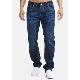 Code47 Regular-fit-Jeans Code47 Herren Jeans Hose Regular Fit Männer Bootcut Denim Five Pocket (1-tlg)