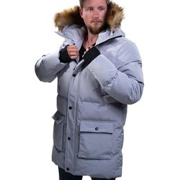 Poolman Parka Parka mit Kapuze und abnehmbaren Kunstfellkragen P2304.770 mit Kapuze