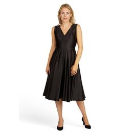 Kleo Abendkleid Abendkleid aus Satin Mit seitlichen Eingrifftaschen