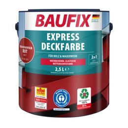 Baufix 2in1 Express Deckfarbe 2,5 L skandinavisch rot