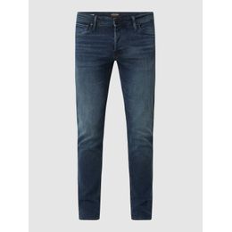 Jack & Jones Slim Fit Jeans mit Stretch-Anteil Modell 'Glenn'