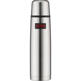 Thermos Isolierkanne Light & Compact, 1 l, aus bruchfestem Edelstahl, silberfarben