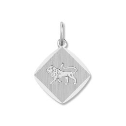 ONE ELEMENT Kette mit Anhänger Löwe Sternzeichen Anhänger aus 925 Silber, Schmuckset - Set mit verstellbarer Halskette, silberfarben