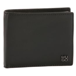 Hugo Geldbörse Hugo stck_8 cc, Wallet, Geldbeutel, zertifiziertes Leder (Leather Working Group), schwarz