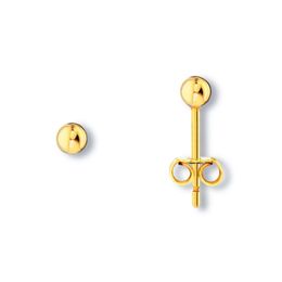 ONE ELEMENT Paar Ohrstecker Kugel Ohrringe Ohrstecker aus 333 Gelbgold, Damen Gold Schmuck Kugel, goldfarben