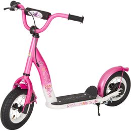 Bikestar Scooter, rosa|schwarz|weiß