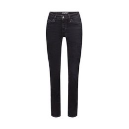 Esprit Straight-Jeans Schmal geschnittene Jeans mit hohem Bund