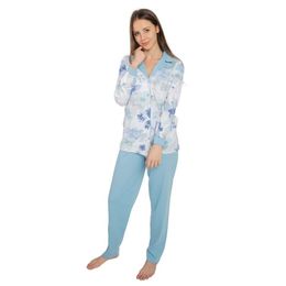 Consult-Tex Pyjama Damen Pyjama Schlafanzug DW746 (Spar-Set