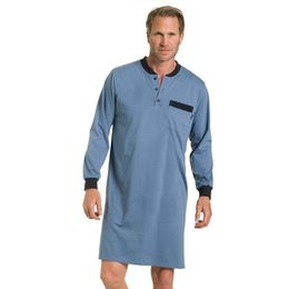 Kumpf Nachthemd Herren langarm Nachthemd Bio Cotton (Stück