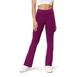 Bellivalini Leggings Damen Yogahose Jogginghose Flare Hose BLV50-277 (1-tlg) mit ausgestelltem Bein