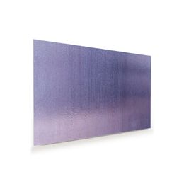 Primedeco Glasbild Wandbild Farbige Metallmuster mit Aufhängung