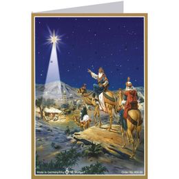 Postkarten-Adventskalender "Drei Könige"