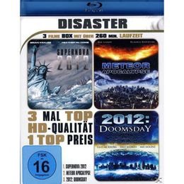 DISASTER (3 Filme Box) Supernova 2012 - Meteor Apocalypse - Earthquake in Tokio (Blu-ray)