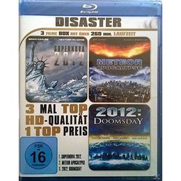 Disaster: Supernova 2012, Meteor Apocalypse, 2012: Doomsday Bluray Box (Blu-ray)