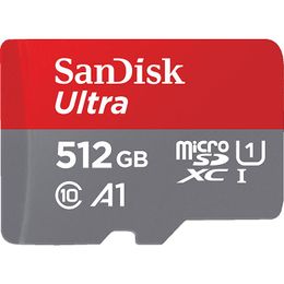 Sandisk Ultra®, Micro-SDXC Speicherkarte, 512 GB, 100 MB/s